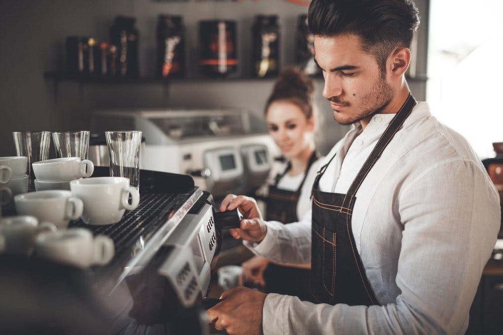 The Best Cafe Apron Designs. The staff’s uniforms represent the… | by ...