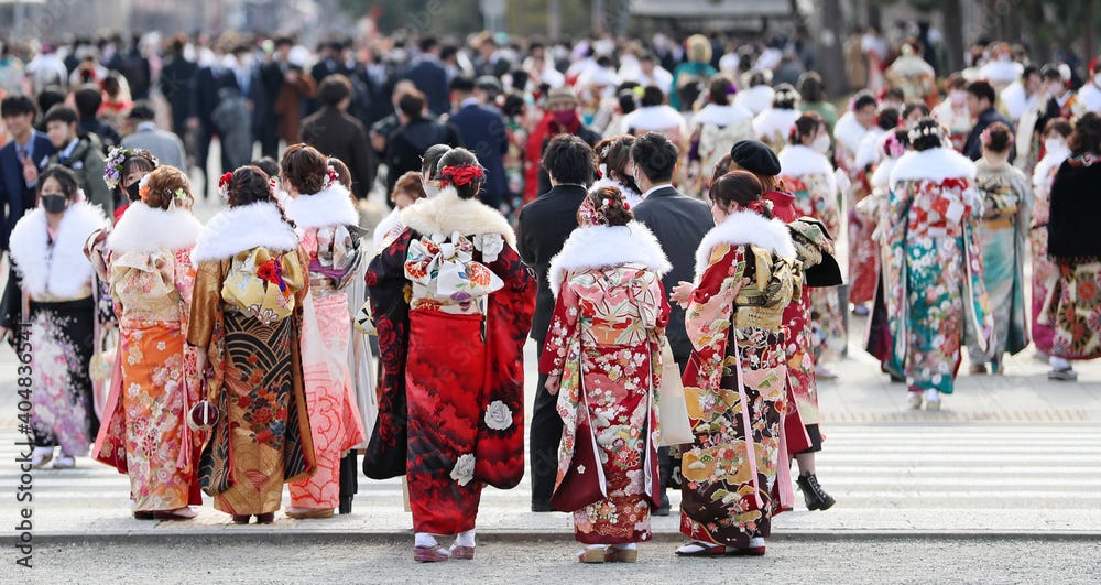 Japan in Full Bloom: Kimono-Clad Youth on Coming of Age Day | by meg ...