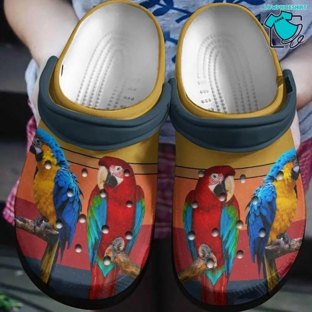 Birds Macow And Red Parrot Crocs Clog Shoes | by Mark Casillas | Apr ...
