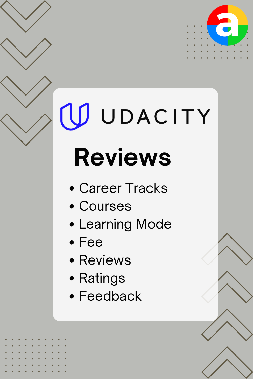 Udacity Reviews- Career Tracks, Courses, Learning Mode, Fee, Reviews, Ratings and Feedback | by ...