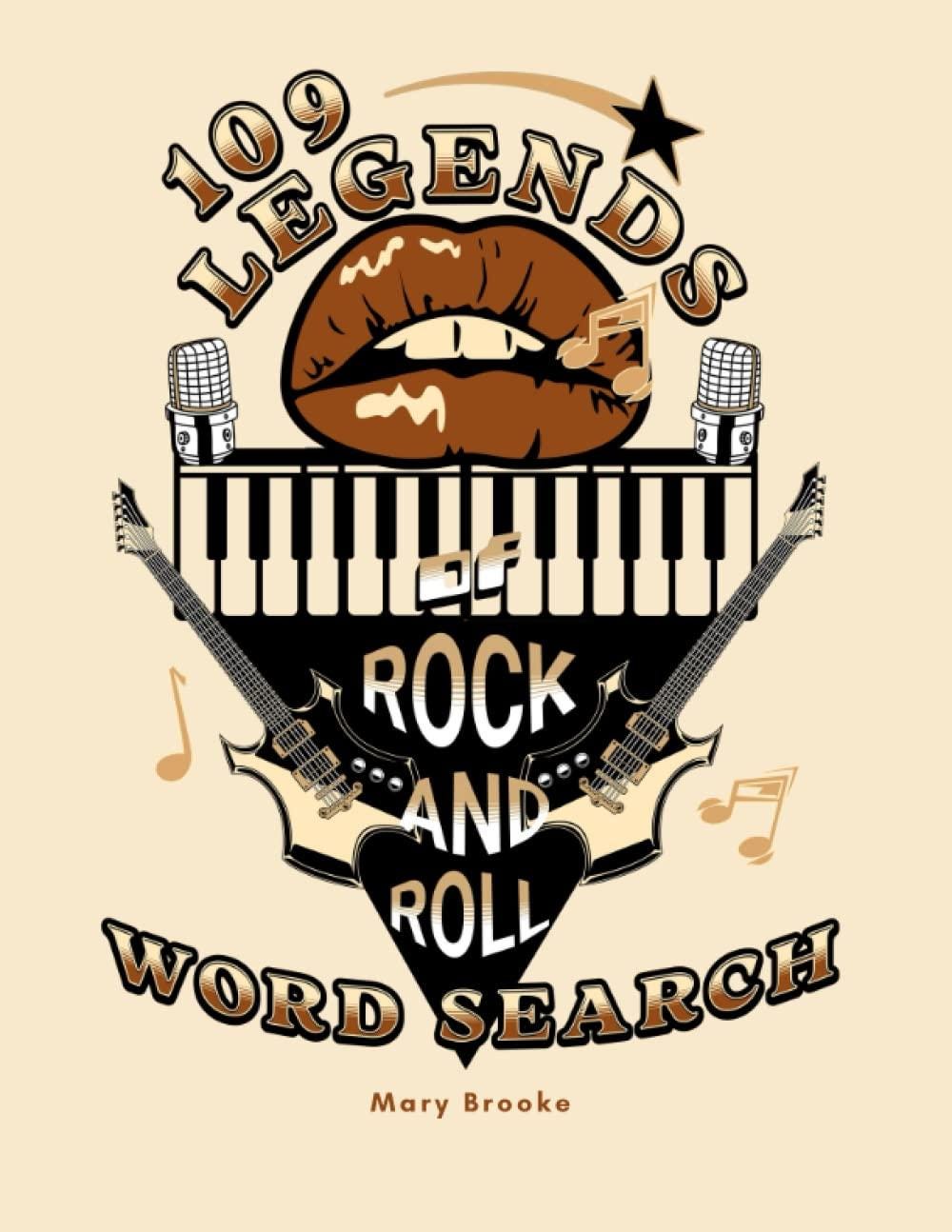 Download 109 Legends Of Rock And Roll Legends Word Search: Large Print ...