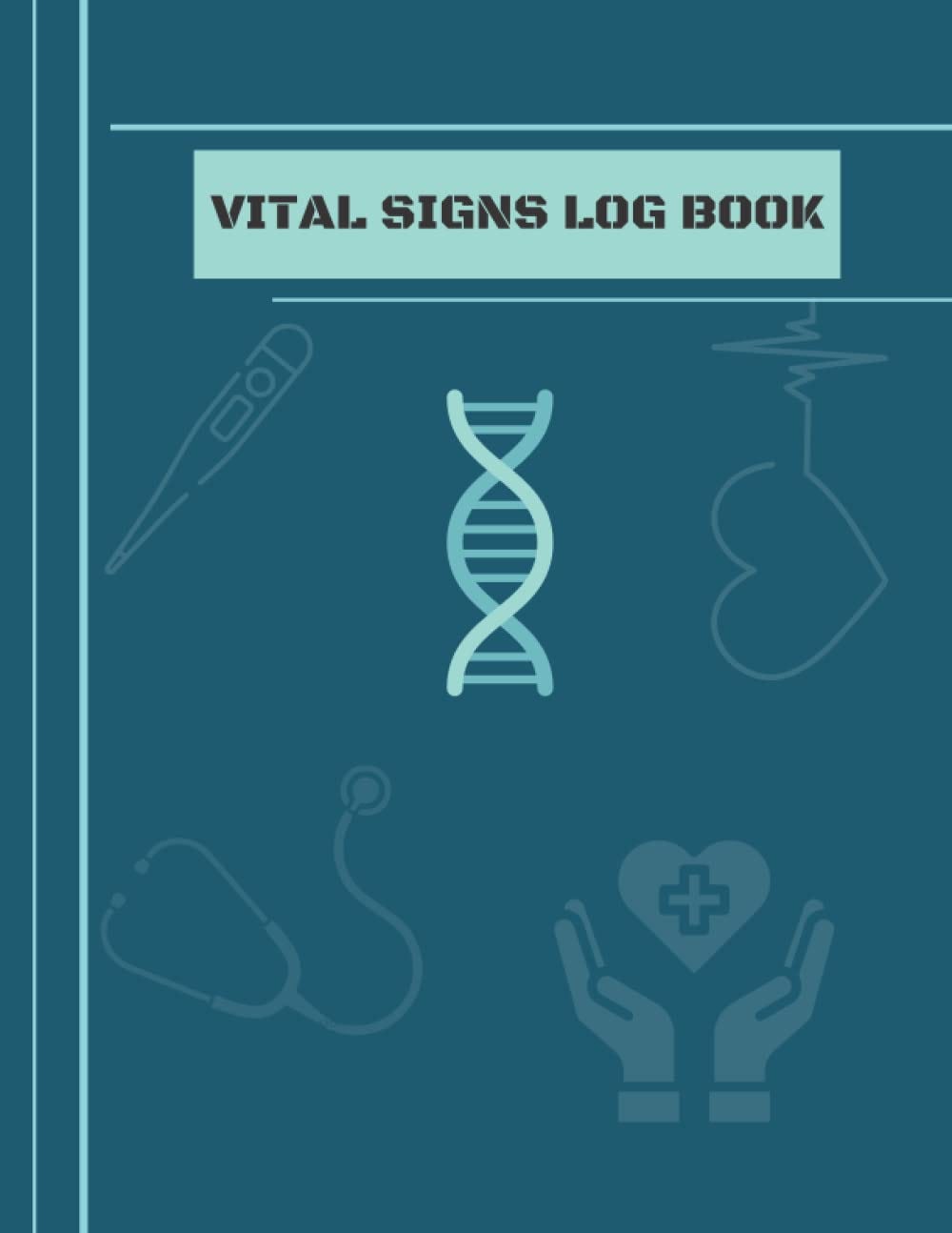 [PDF][BEST]} Vital Signs Log Book: Daily Health Tracking Log Book to ...