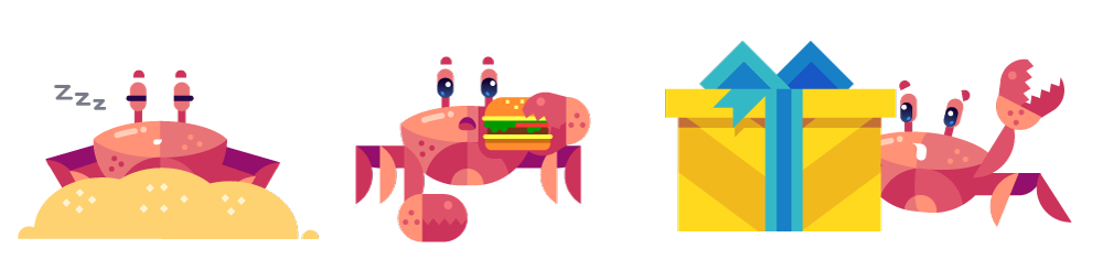Crab animation. Work: animation | by Elena | Medium