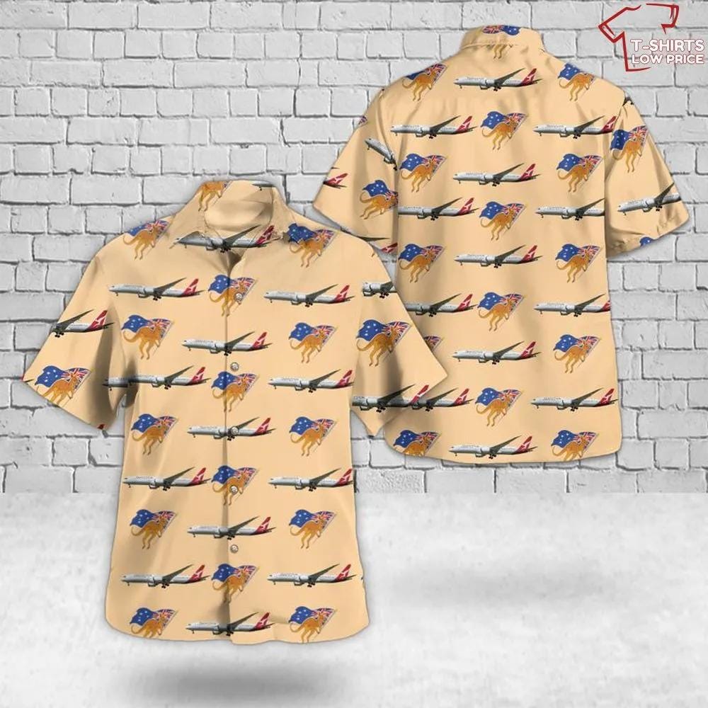 Australia Qantas Boeing 787–9 Dreamliner Hawaiian Shirt Cheap | by ...