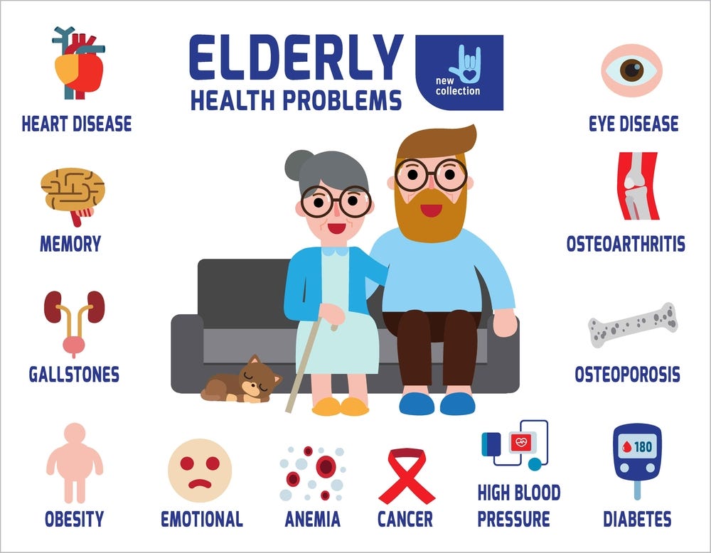 Why do older people have different health condition ? | by Sarah John | Medium