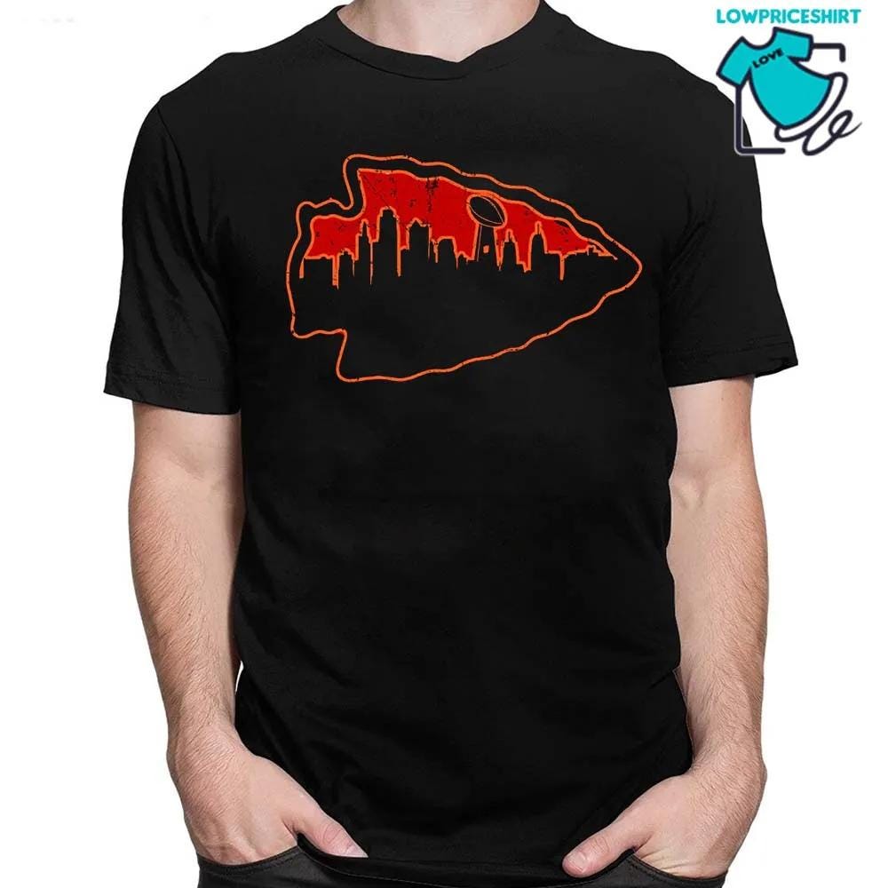 Kansas City Chiefs Arrowhead Kc Skyline Be The Grim Reaper T-Shirt | by ...