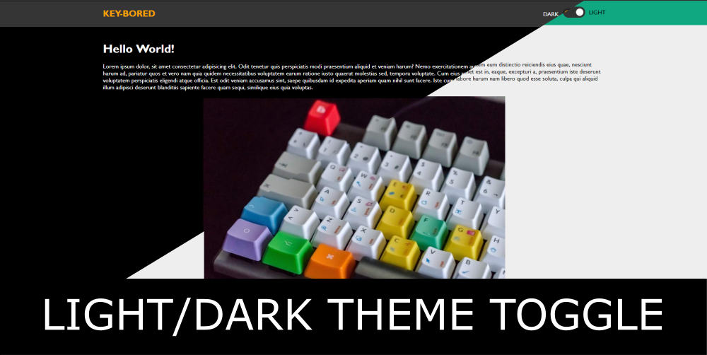 Make a Simple Dark Mode for Your Website with CSS and JS | by Ayushman ...