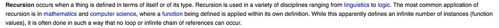 ‘to Understand Recursion You Must First Understand Recursion — Recursion Explained By