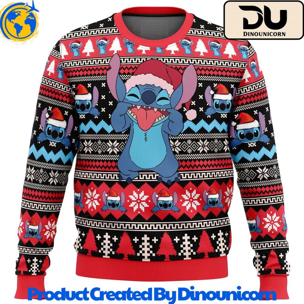 Lilo and Stitch Ugly Christmas Sweater: Your Festive Essential | by ...