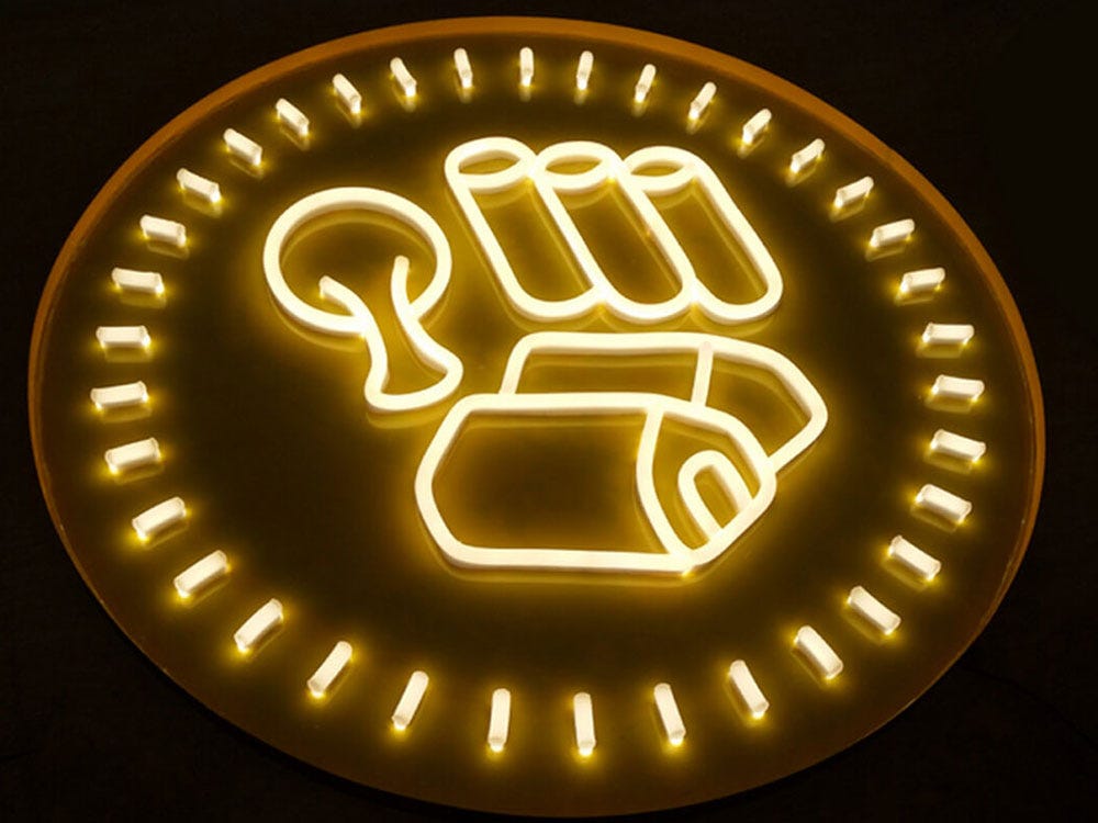Neon sign board manufacturers | V Design Sign - V Design Signs - Medium