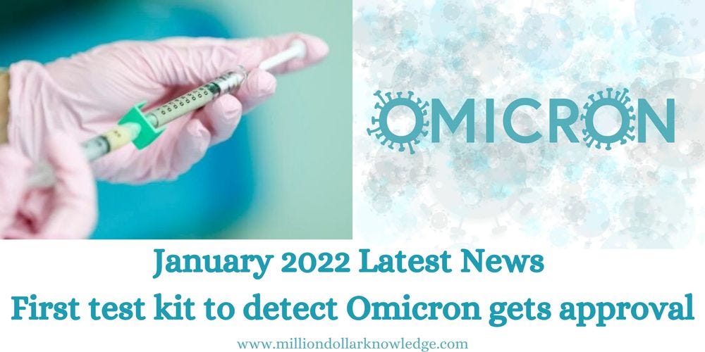 First test kit to detect Omicron gets approval | by Million-$-Knowledge ...