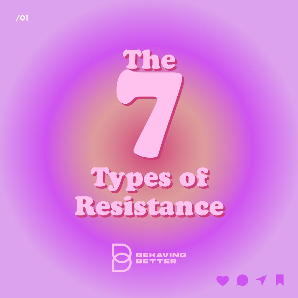 Overcoming Resistance: The Path of Least Resistance? | by Behaving ...