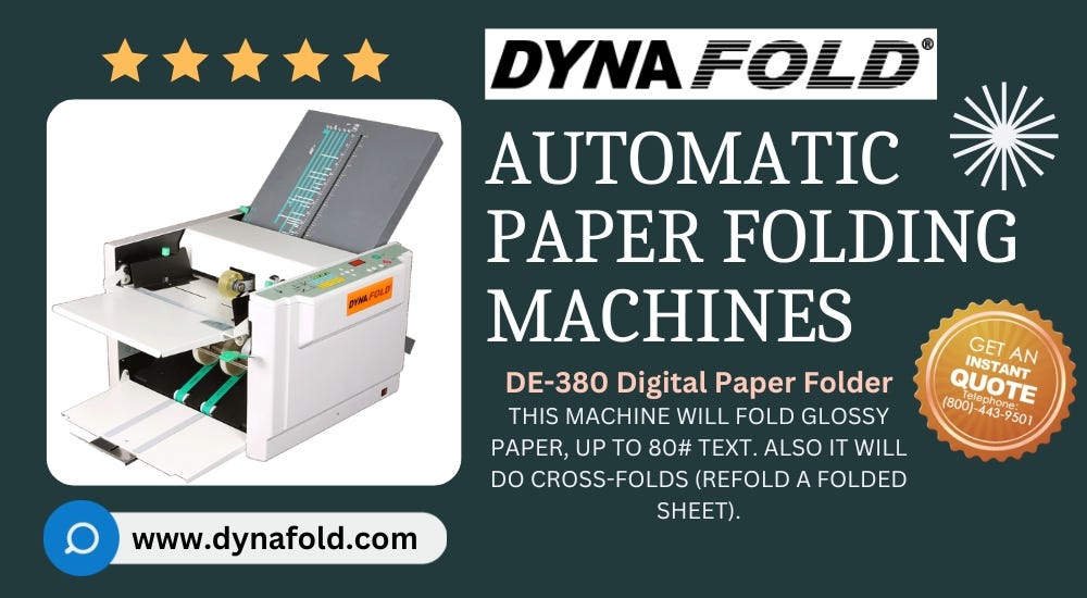 Maximizing the benefits of using an automatic folding machine: | by ...