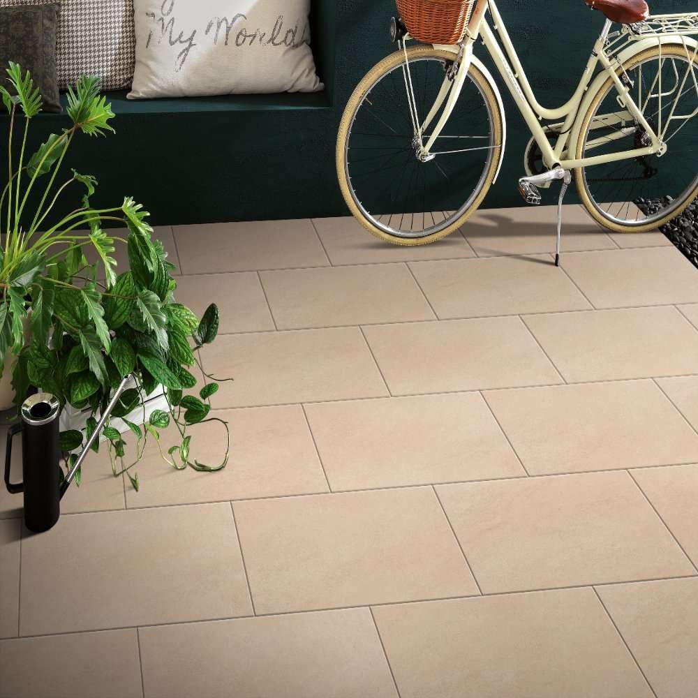 Buy Hammerstone Beige Porcelain Outdoor Tiles | The Stone Mart - The ...