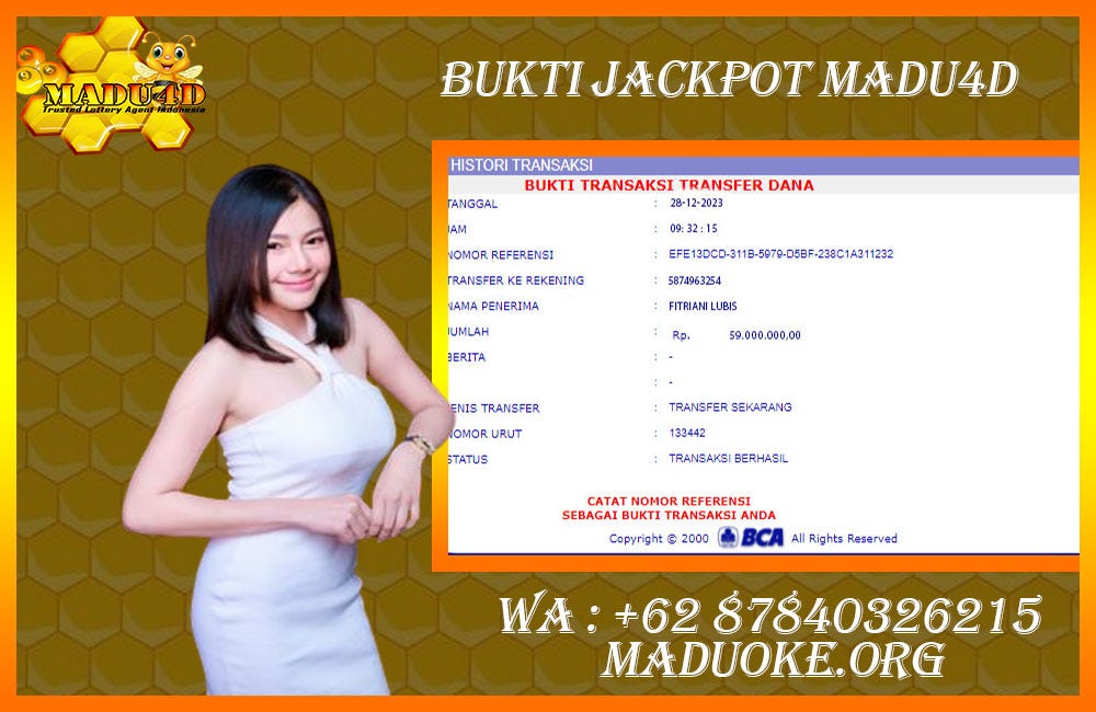 BUKTI MENANG MEMBER MADU4D - MADU4D OFFICIAL - Medium BUKTI MENANG MEMBER MADU4D - MADU4D OFFICIAL - Medium