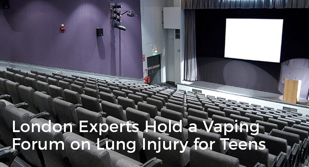 London Experts Hold a Vaping Forum on Lung Injury for Teens | by ...