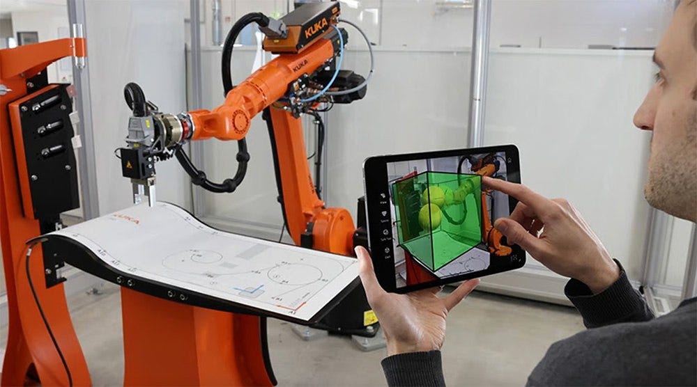 A robot that can pick up objects and drop them in a desired location in ...