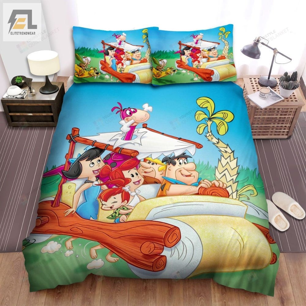 The Flintstones Poster Bed Sheets Spread Duvet Cover Bedding Sets | by ...