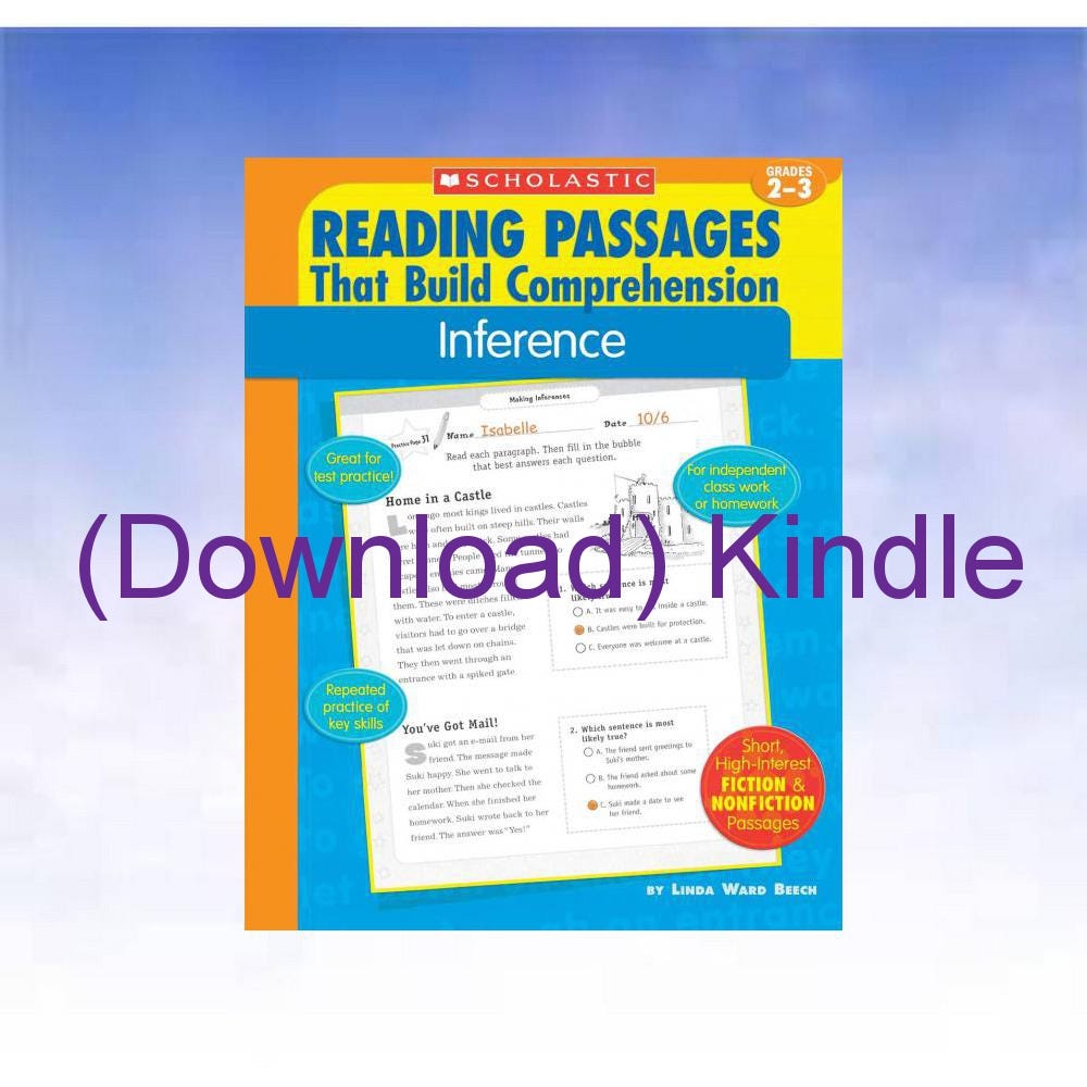 (Download) PDF Reading Passages That Build Comprehension: Inference ...