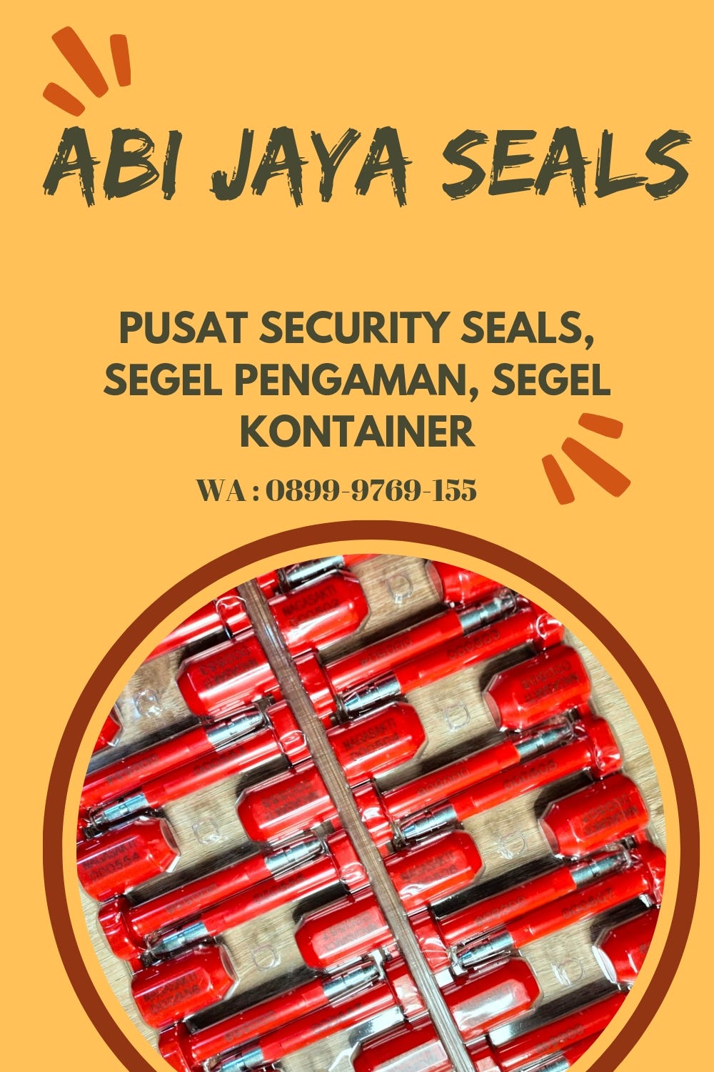WA : 0813–3355–9012 Pabrik Jual Toko Segel Plastik Locis Tangki Sorong ...