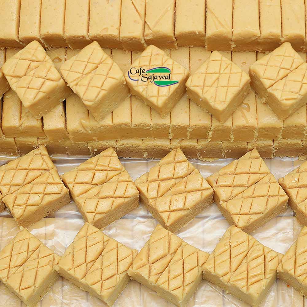 Simple Barfi Filled With Whole Almonds Our Trademark Barfi. Cafe ...