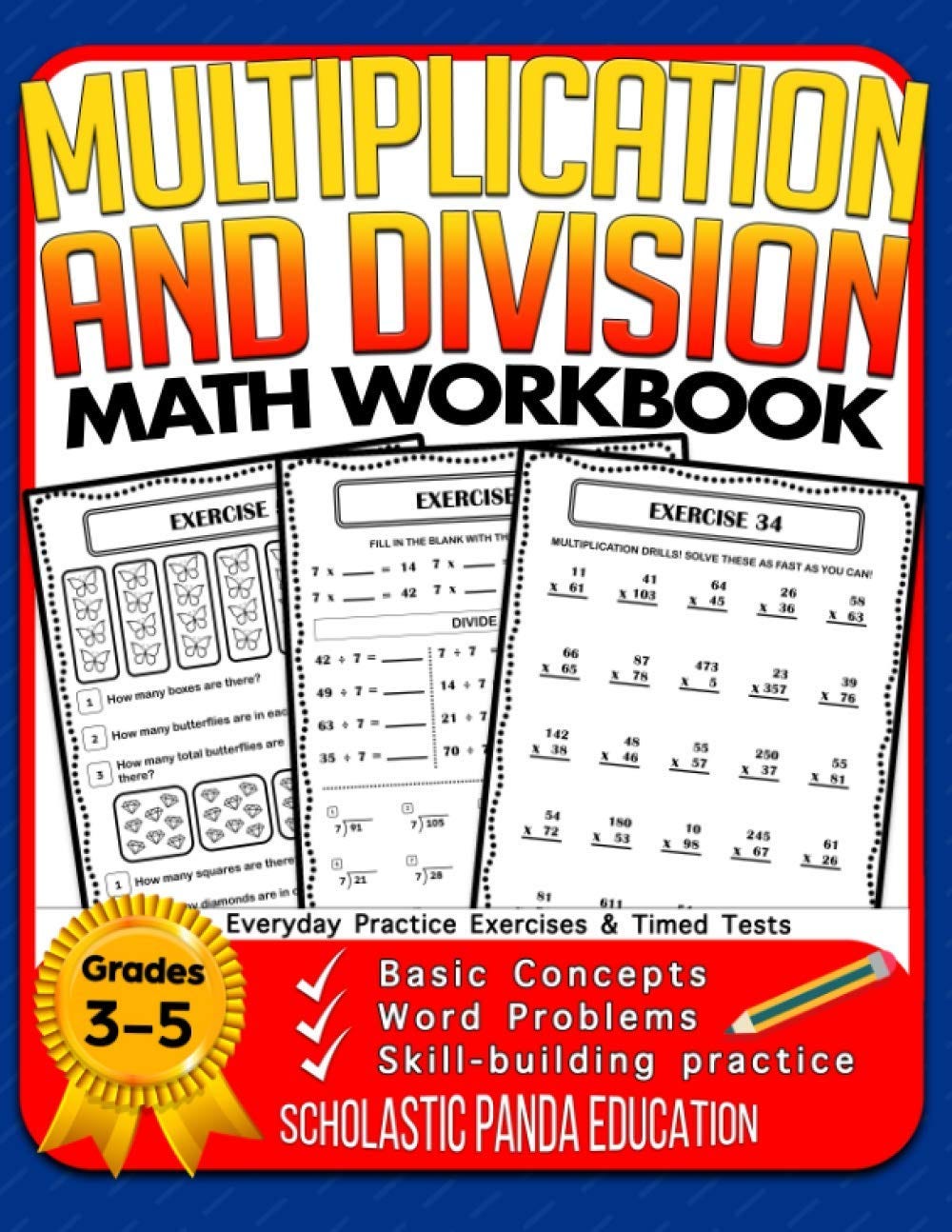 [READ] Multiplication and Division Math Workbook for 3rd 4th 5th Grades ...
