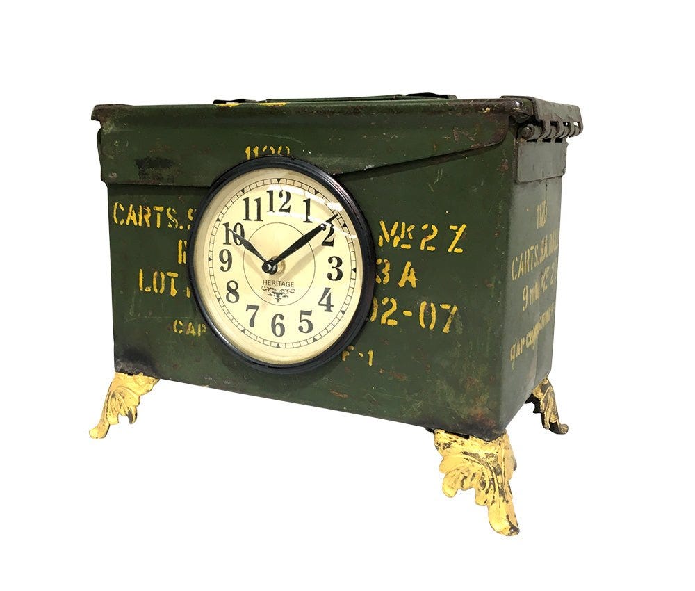 Experience The Charm of Vintage with an Antique Table Clock - Vintage ...