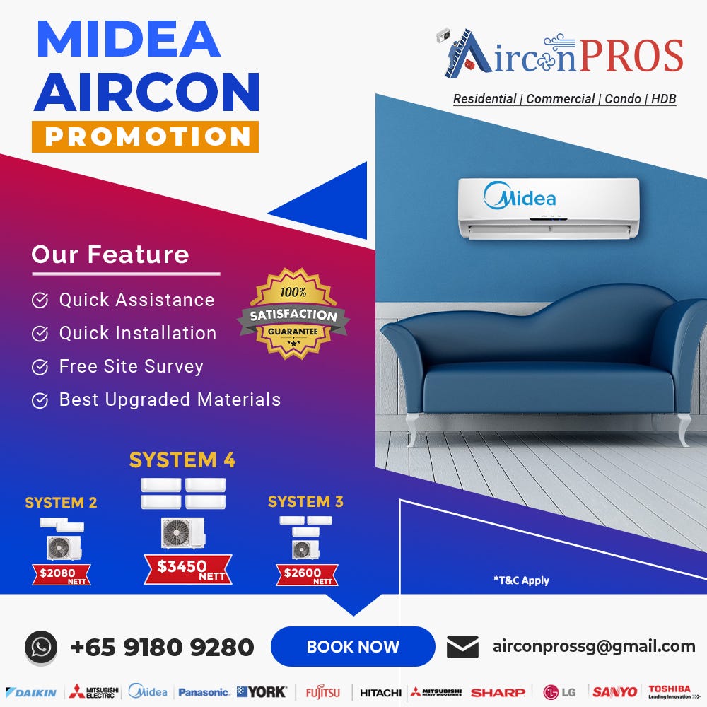Midea Aircon Promotion | Midea Aircon Promotion Singapore ...