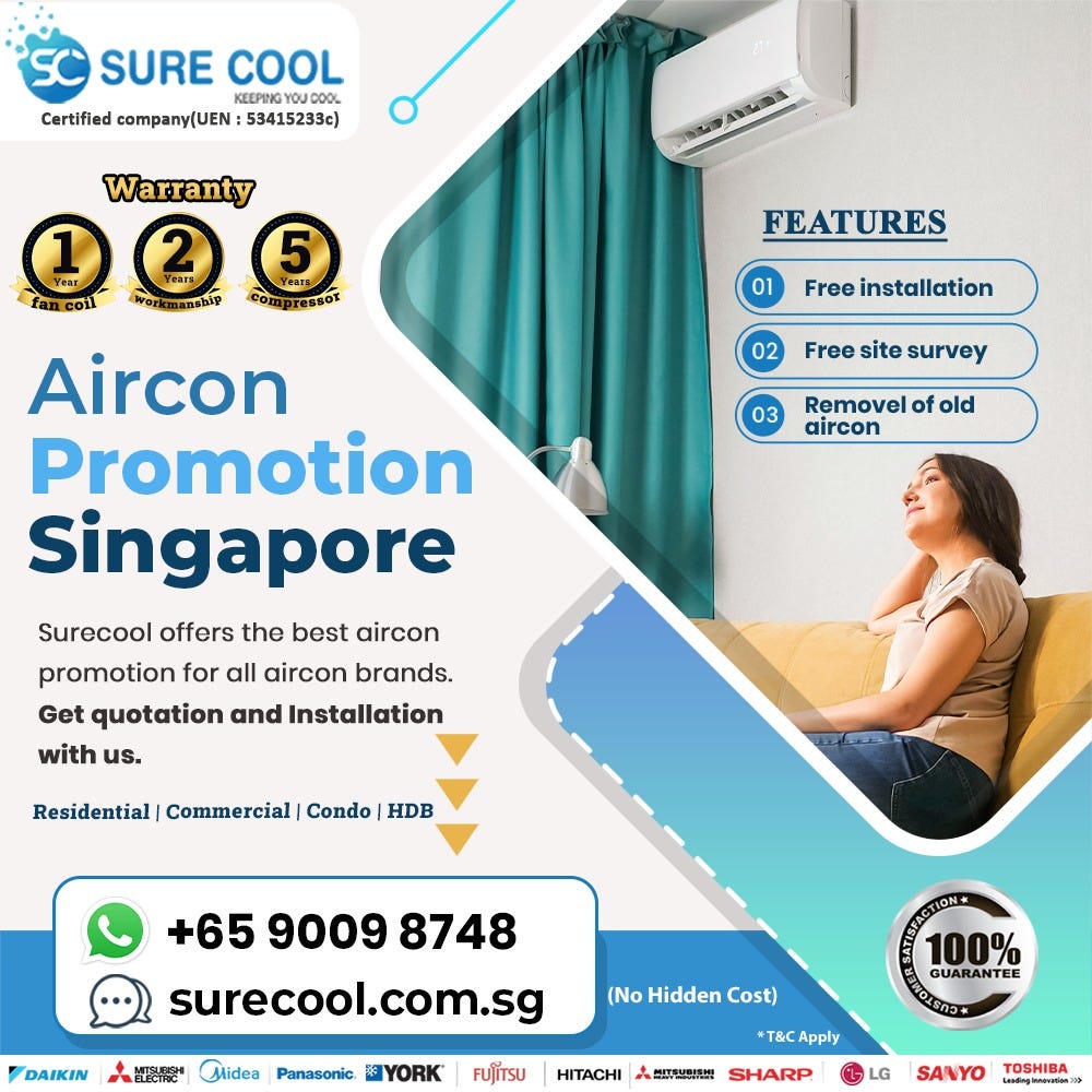 aircon promotion. Surecool aircon is one of the wonderful… | by ...