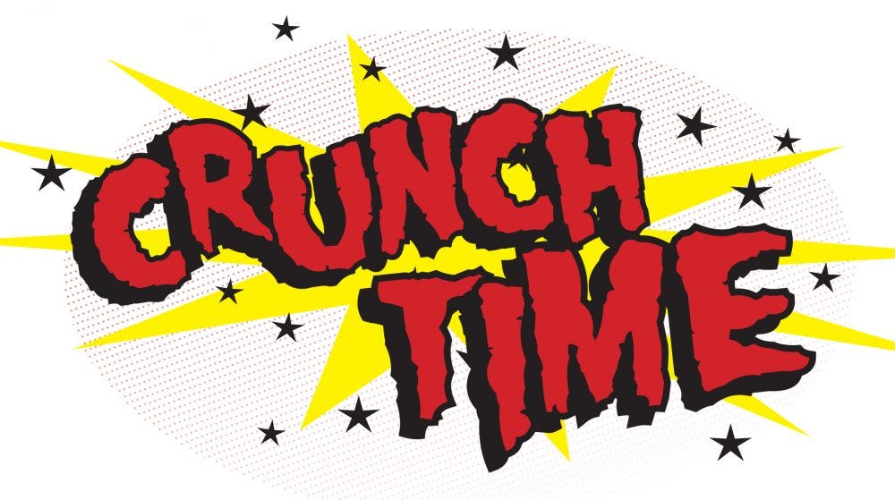 Crunch Time. It’s Tuesday 12th March 2024, and it’s… | by East Side ...