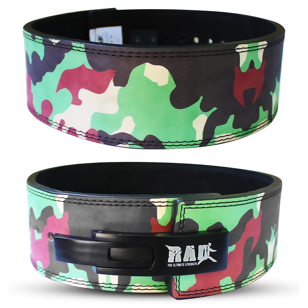 Premium Leather Powerlifting Belt: Support & Strength - Jackson Smith ...