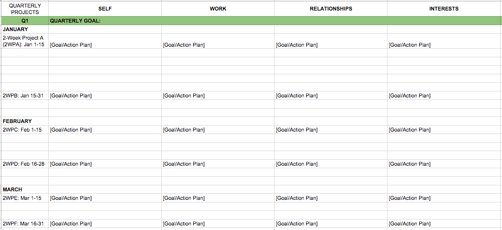 How to Plan Your Year Intentionally + Free Vision Calendar Template ...
