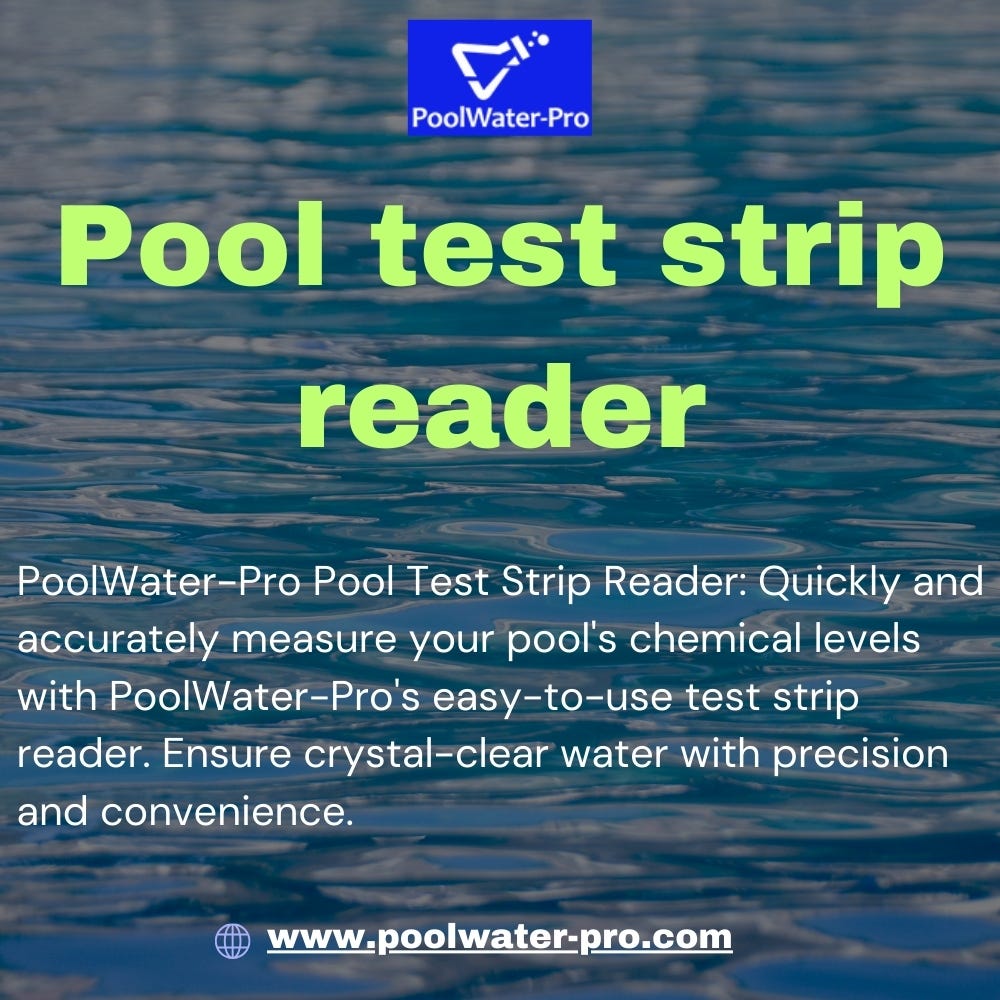 Pool test strip reader - PoolWater-Pro - Medium