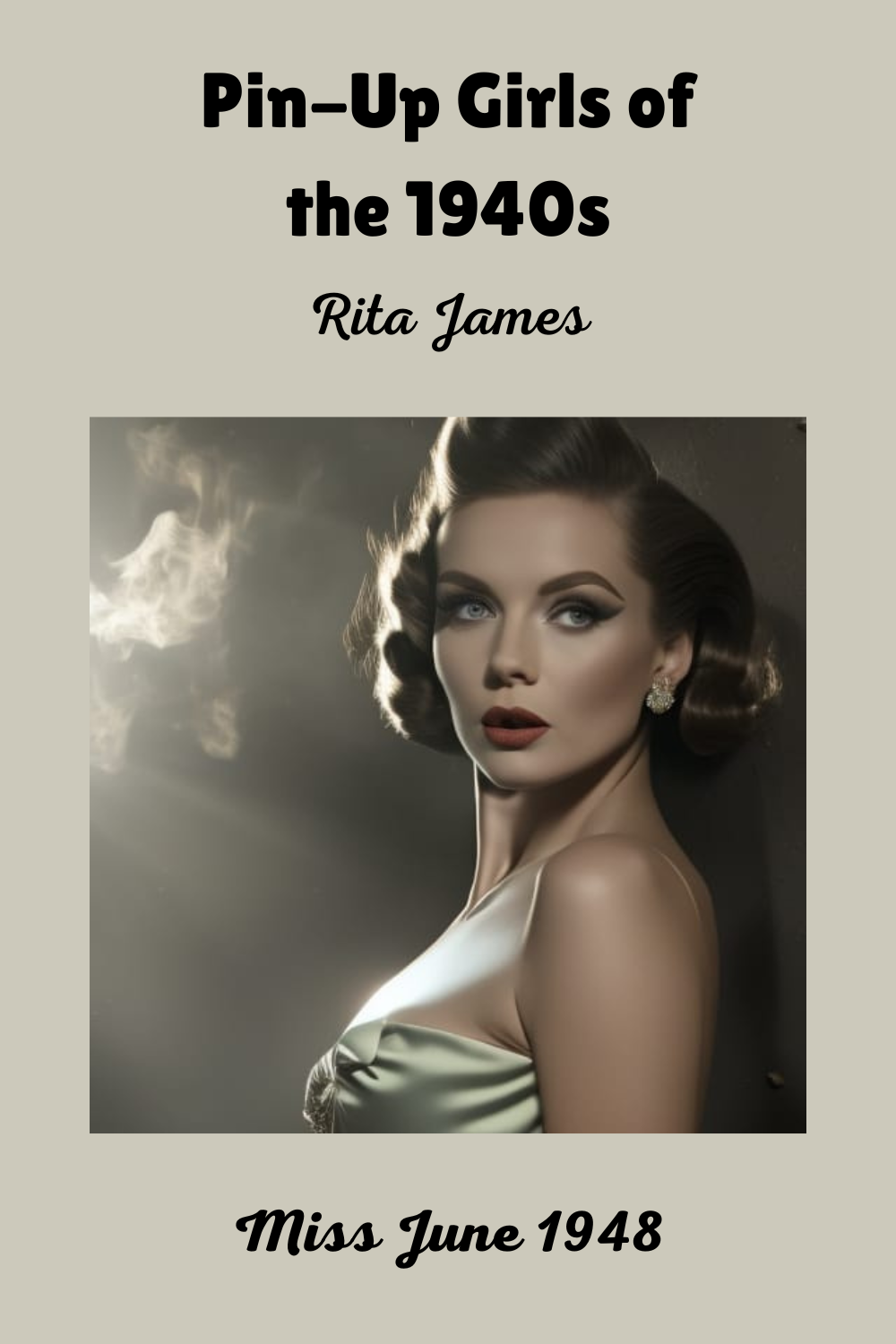 Rita James — Miss June 1948. The Pin-Up Girls Murders Chapter 7 | by ...