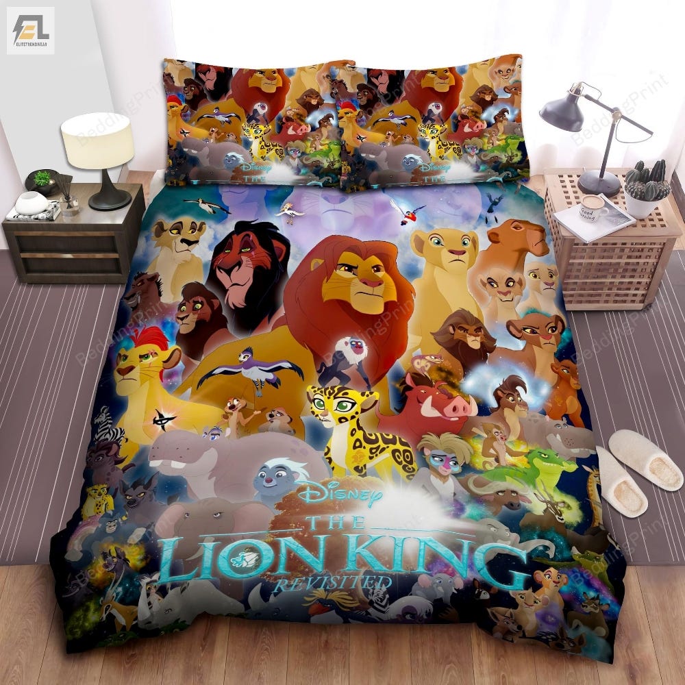 The Lion King Revisited Movie Poster Bed Sheets Duvet Cover Bedding ...