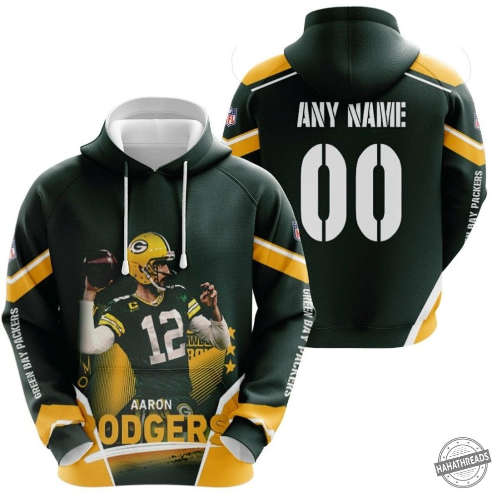 Aaron Rodgers Green Bay Packers Nfl Super Star The Leader Champions 3D ...