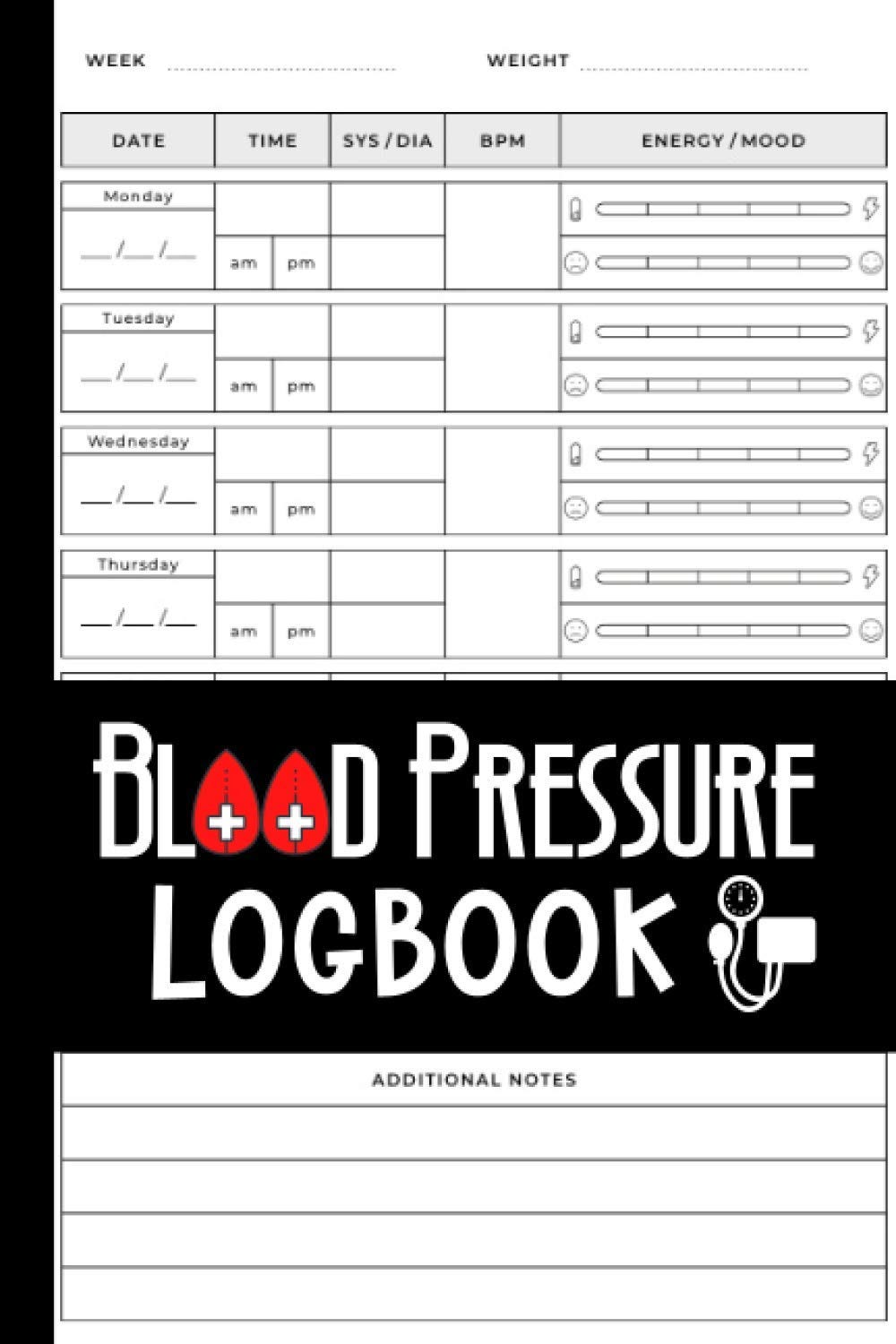 [EBOOK] Daily Blood Pressure Log book For Adults: A Journal To Keep ...