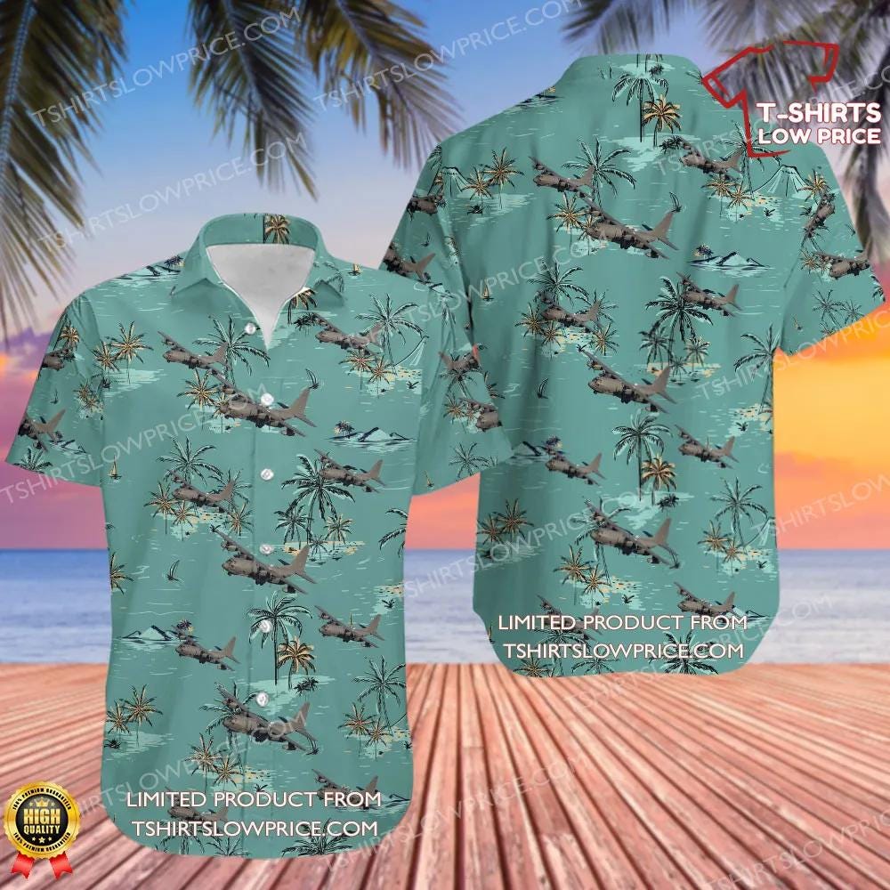 Us Air Force (usaf) Lockheed Mc-130p Combat Shadow Hawaiian Shirt | by ...