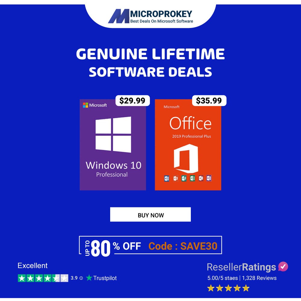 Up to 80% discount on Microsoft windows 10 And office 2019! | by ...