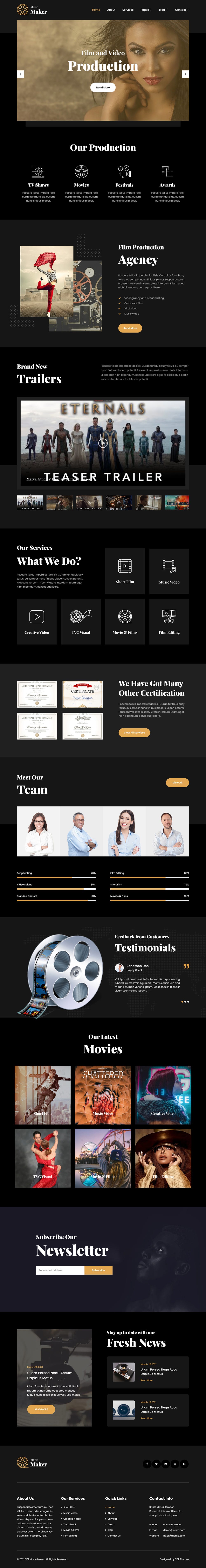 How Can Movie Maker Help You Create a Stunning Movie Studio Website ...