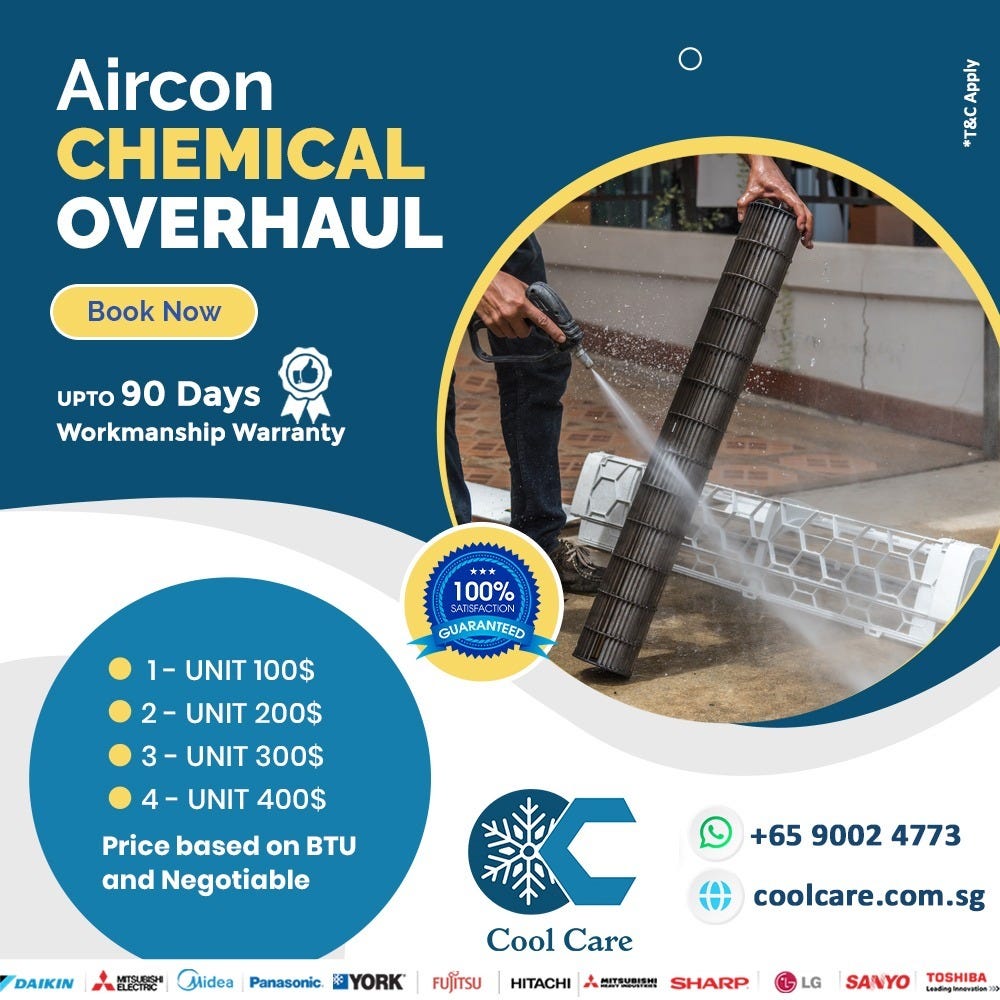 Aircon chemical overhaul. Aircon overhaul | by Cool care aircon | Medium