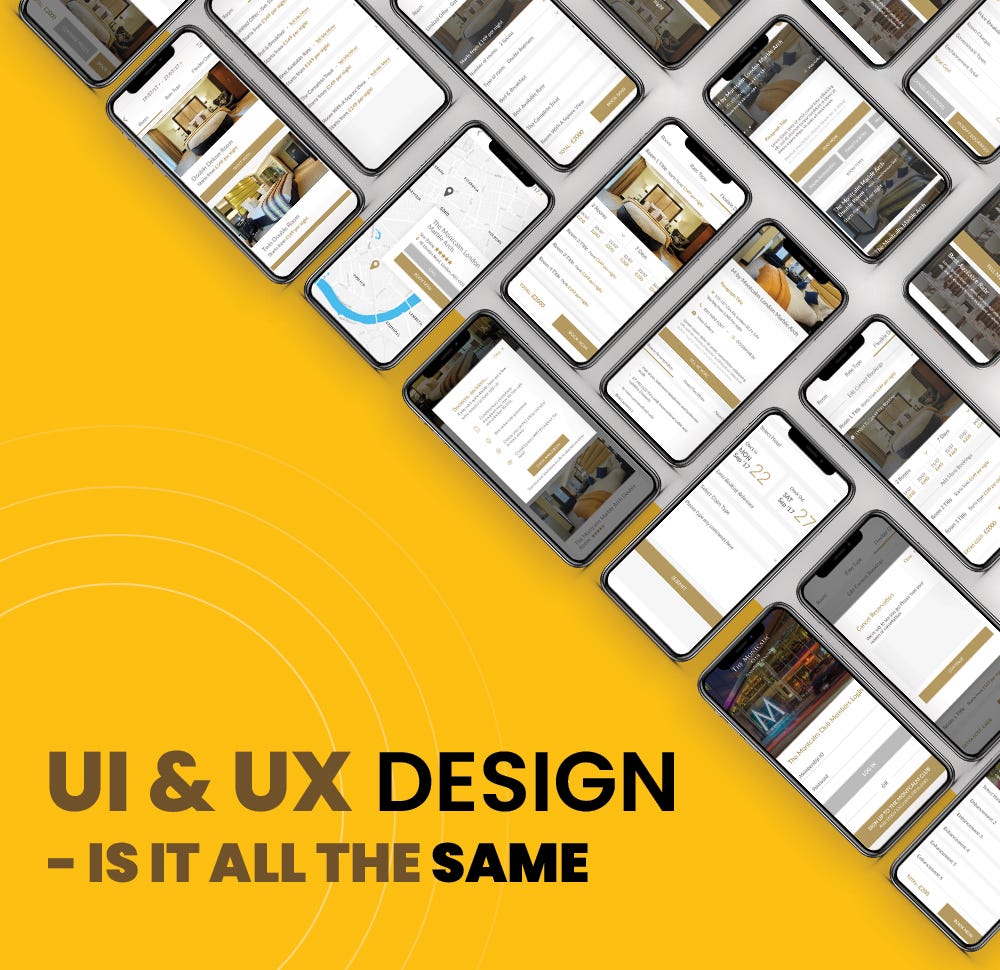 UX and UI design — IS IT ALL THE SAME? | by Acil Technologies Pvt Ltd ...