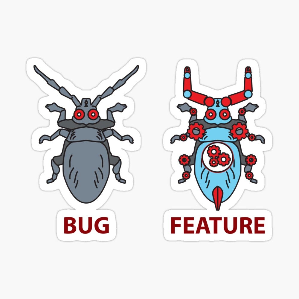 Bug vs Feature. Bug ve feature terimleri, yazılım… | by Yunus Emre Bolukbas | Medium