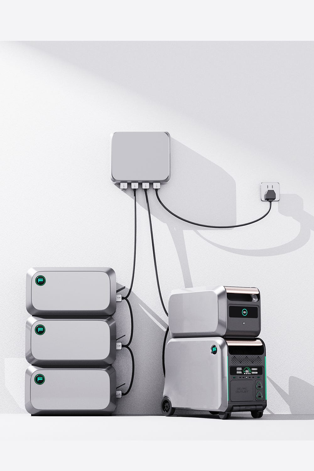 This 2400W home solar system （balcony energy storage system） - Shenzhen ...