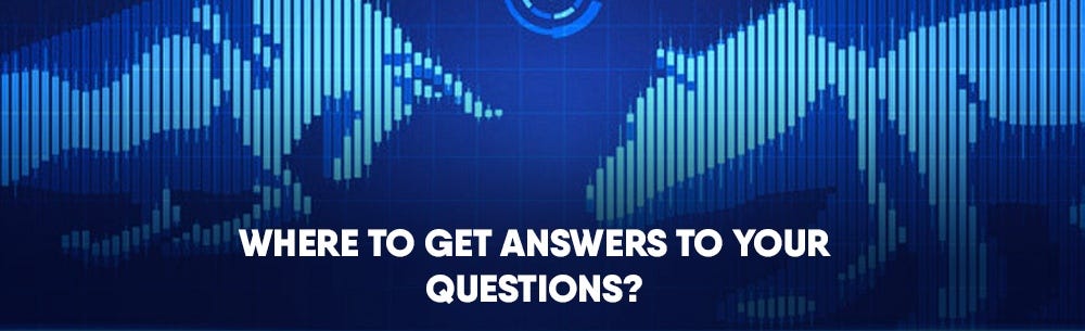 Where to get answers to your questions? | by Trade-mate.io | Medium