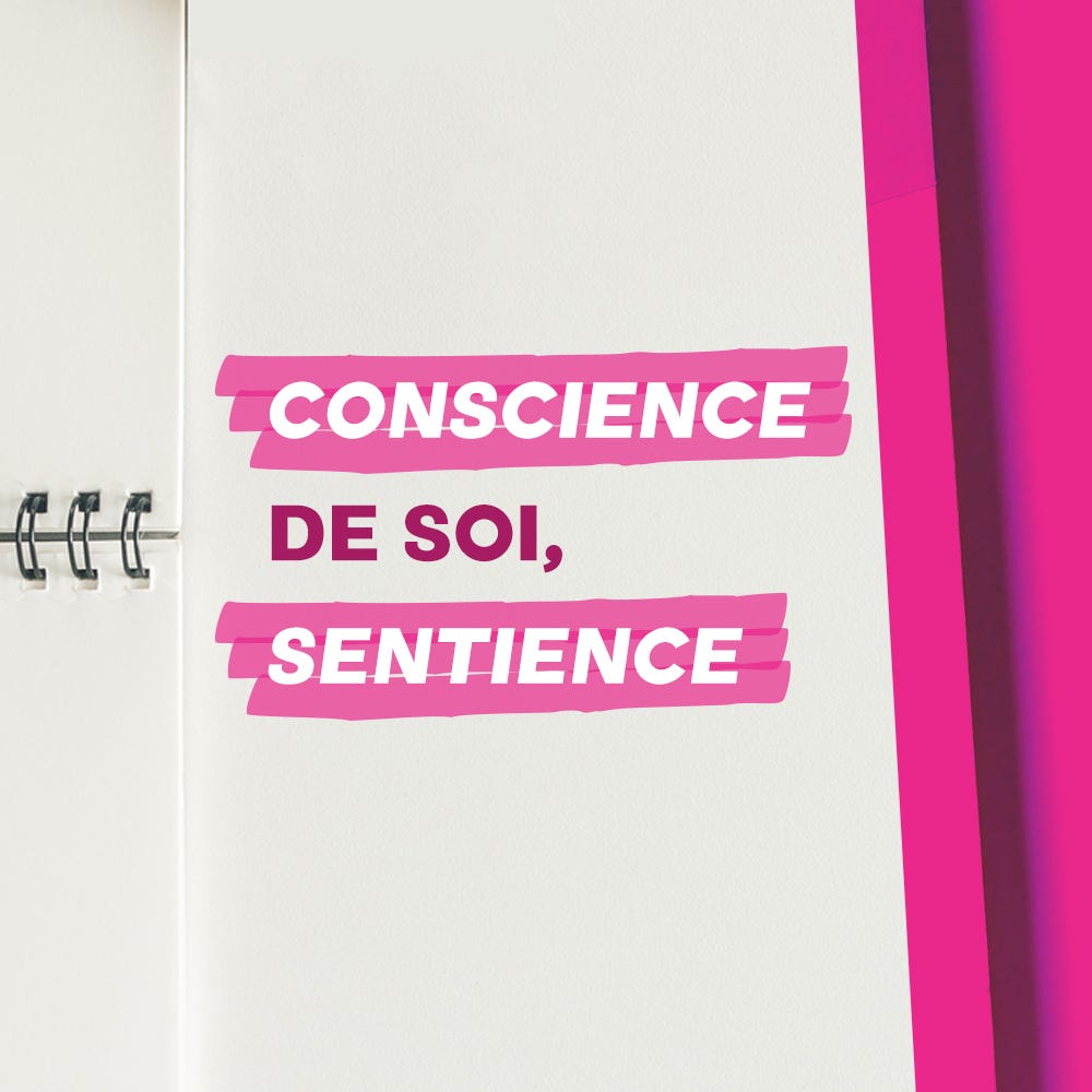 Conscience de soi, sentience. Le terme « conscience » est empreint de ...