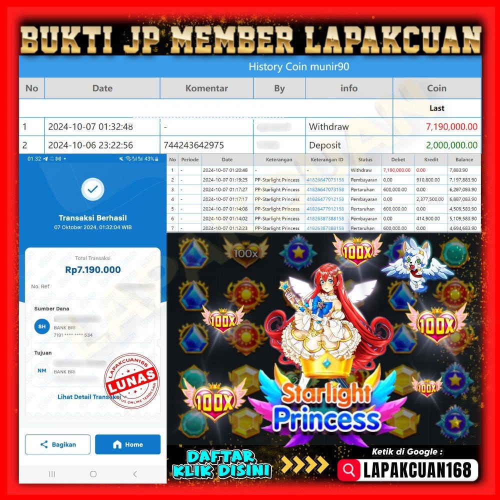 LAPAKCUAN168 Promo Bikin Candu Pasti Menang - Piru Ruya - Medium