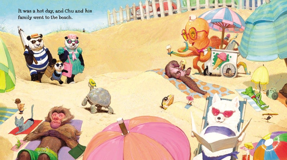 ‘El día de playa de Chu’: vuelve el panda de Neil Gaiman | by Josep ...