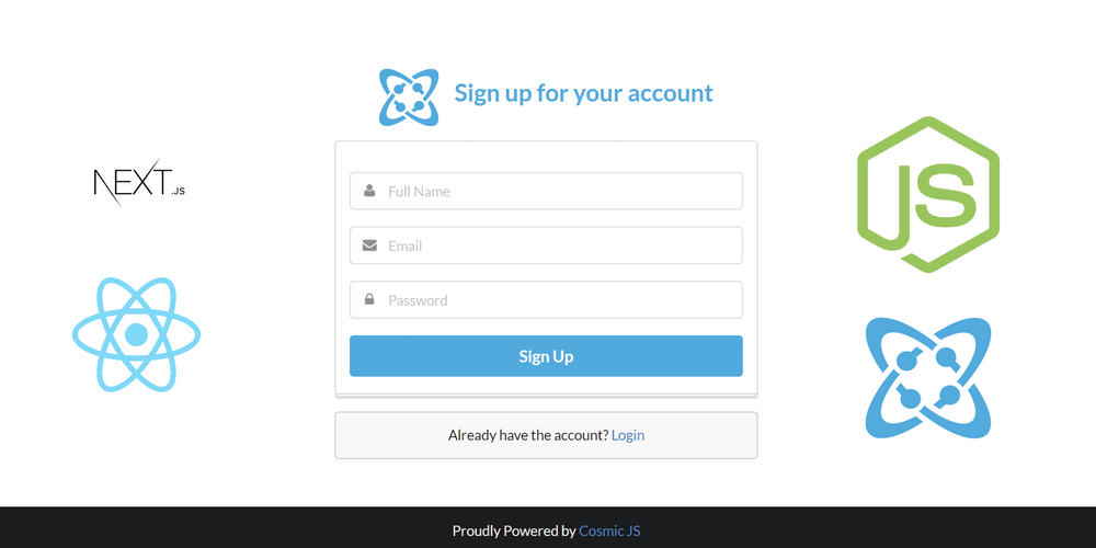 How To Build A React Auth App Using React Cosmic Js And Node By Tony Spiro 8408