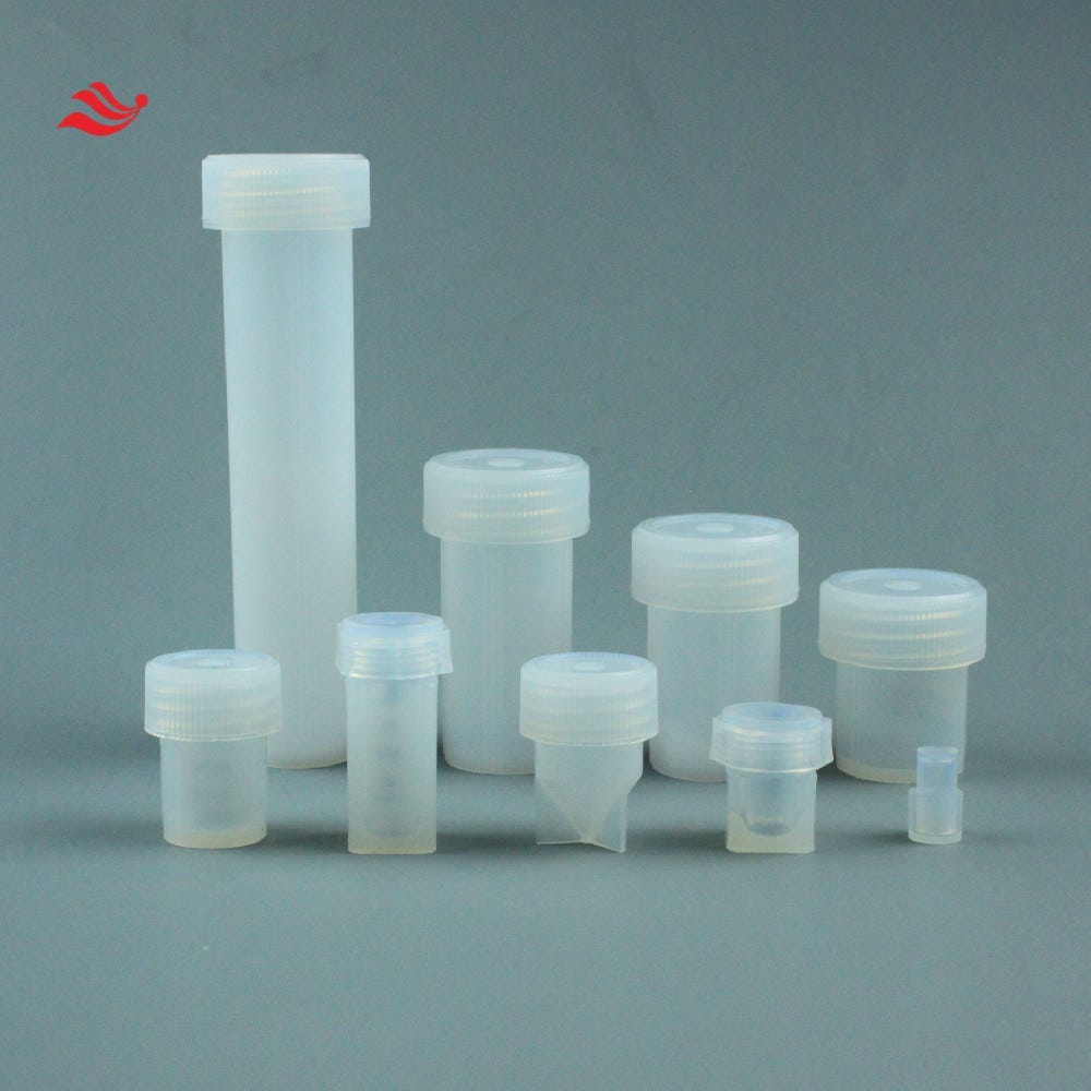 Trace element detection analysis PFA Sample vial dissolving cup tank rock mineral 3ml with screw ...